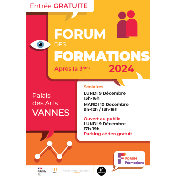 Forum post 3e - 9 et 10/12/2024 au palais des arts à Vannes - Lycée ...